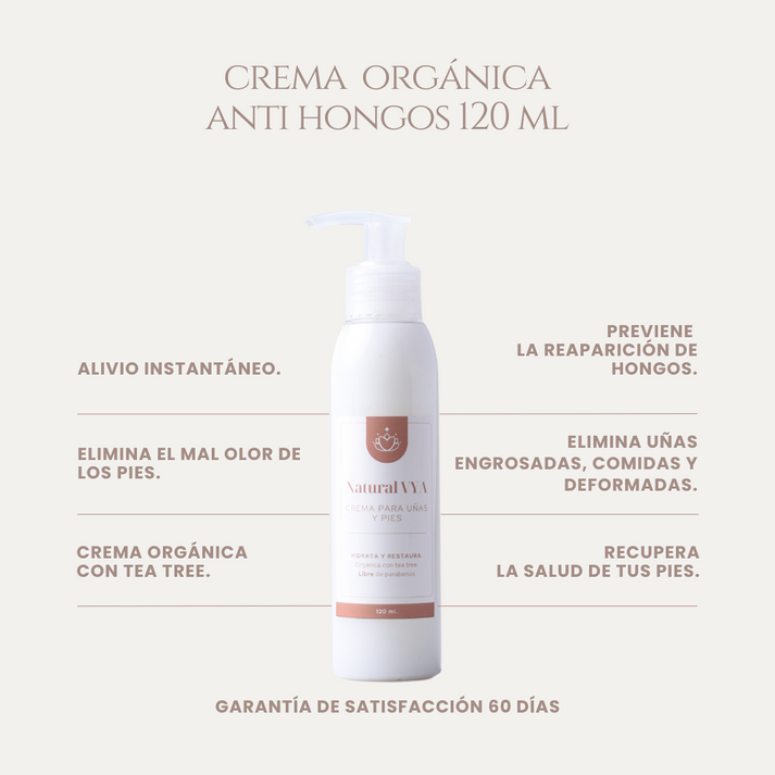 Crema Antihongos PLUS - 120ml – Natural VyA